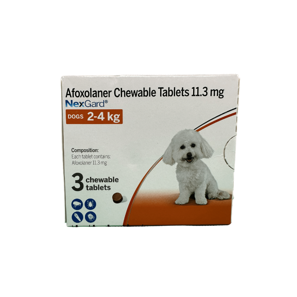 Boehringer Ingelheim Nexgard (Afoxolaner) Chewable Flea & Tick Tablet ...