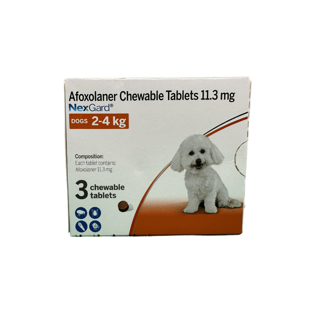 Boehringer Ingelheim Nexgard (Afoxolaner) Chewable Flea & Tick Tablet ...