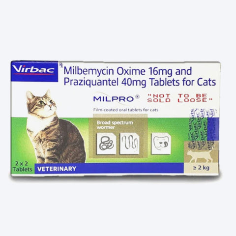Virbac Milpro Dewormer Tablets for Cats (Above 2 kg) – Snoopy Tail