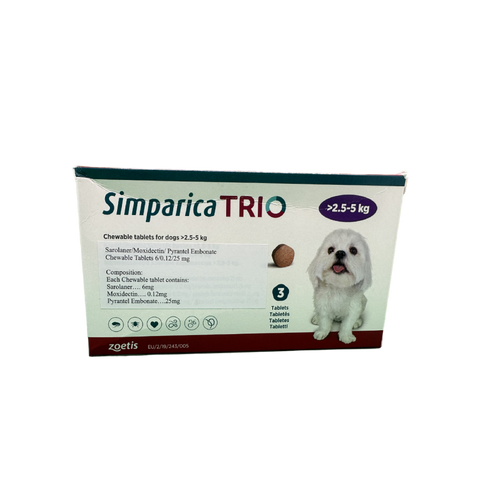 Zoetis Simparica Trio Chewable Tablets for Dogs – Snoopy Tail